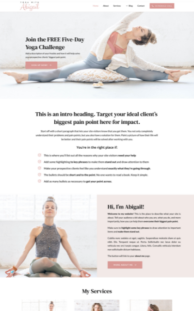 Done-For-You Template Sites - Wendy Neal Design